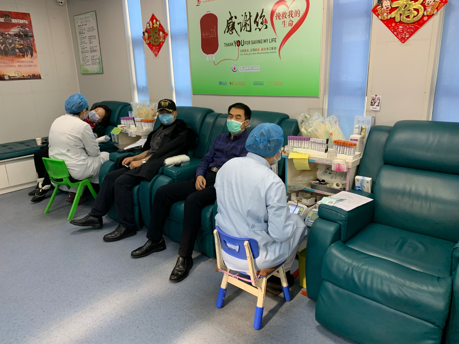Blood donors amid coronavirus outbreak-China Story